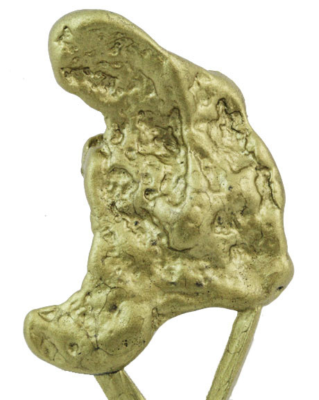 Gold Nugget Pendant Wax Pattern