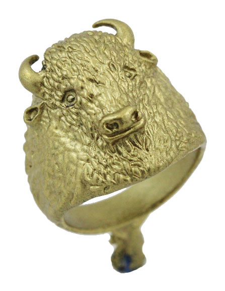 Bison Ring Wax Pattern
