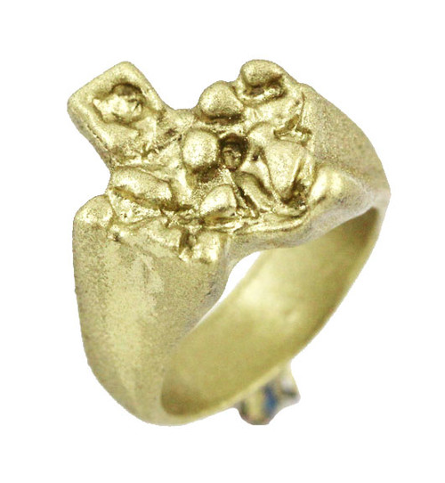 Texas Nugget Ring Wax Pattern