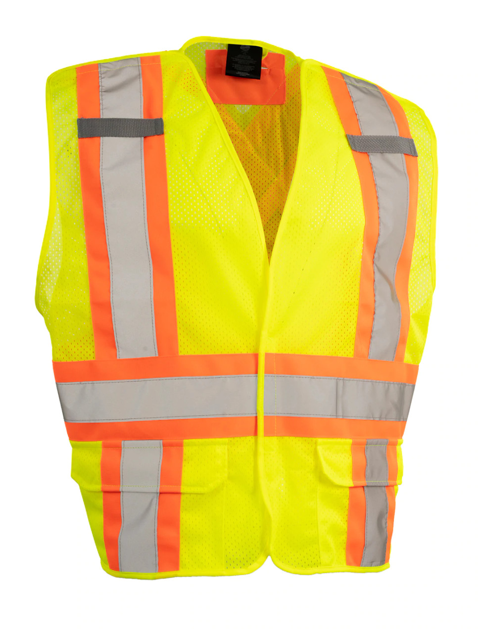Forcefield 5 Point Tear-Away Traffic Vest - SafetyApparel.ca