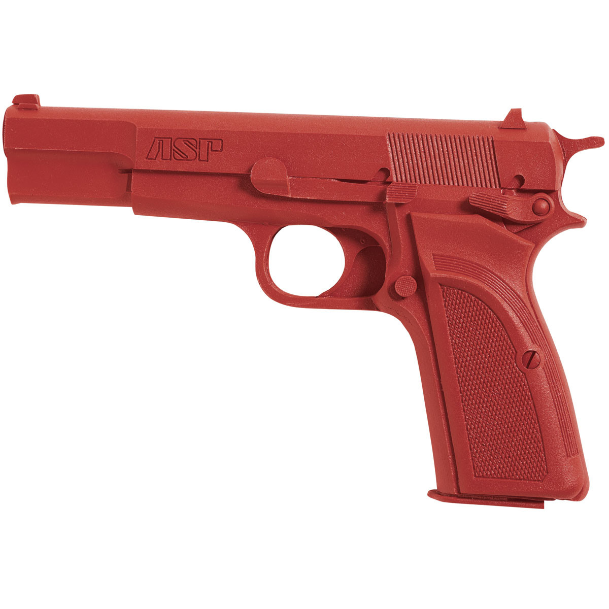 The ASP Red Training Gun - Browning High Power.