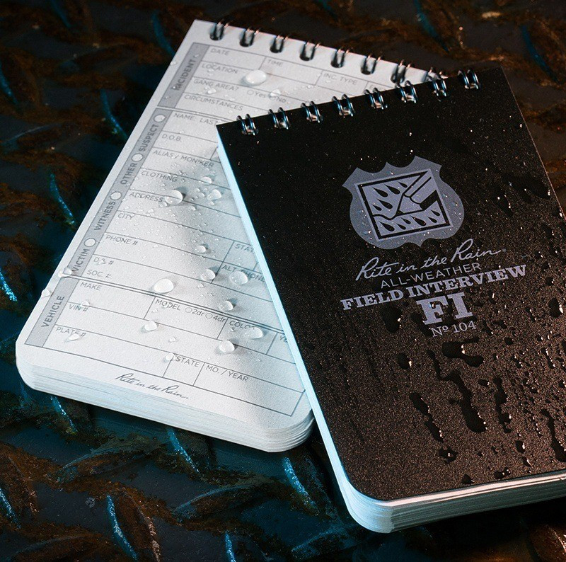 RITR Field Interview Notebook