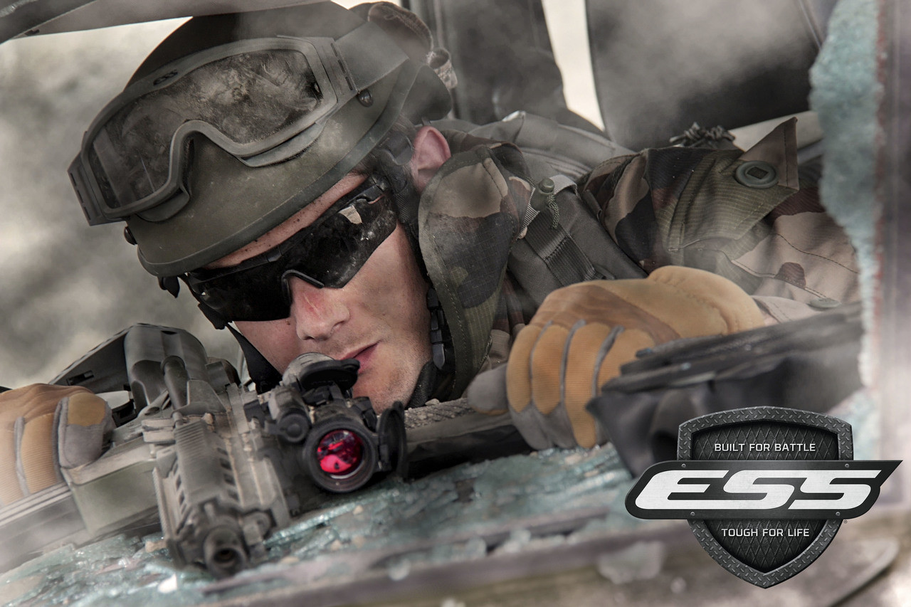 ESS Crossbow One Eyeshields with Polarised Lens