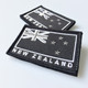 New Zealand Flag Patch Black/Grey Velcro Back - Tactical Solutions NZ