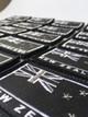 New Zealand Flag Patch Black/Grey Velcro Back - Tactical Solutions NZ