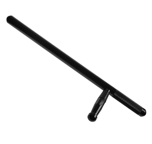 Aetco 24" Aluminum Side Handle Baton, Spin, Knurled Grip