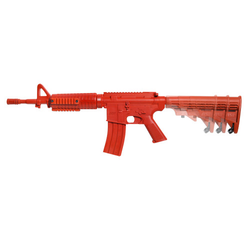 ASP Red Training Gun - Government Flat Top with Sliding Stock