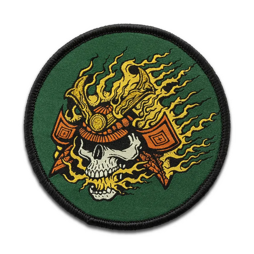 Flaming Skull Patch - Tactical Solutions NZ