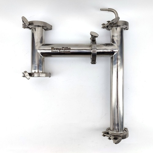 Steam Condenser Set w/ Tri-Clamp Weldless Bulkhead - 2 in. - HBYOB ...