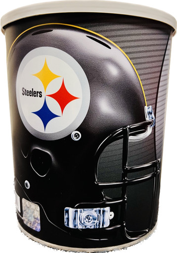 Pittsburgh Steelers Popcorn Tin - 1 Gallon