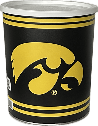 Iowa Hawkeyes Popcorn Tin - 1 Gallon