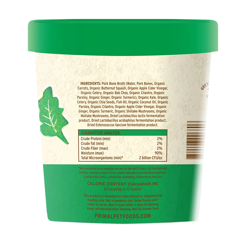 Primal Fresh Toppers Power Greens w/ Bone Broth Immunity Support for ...