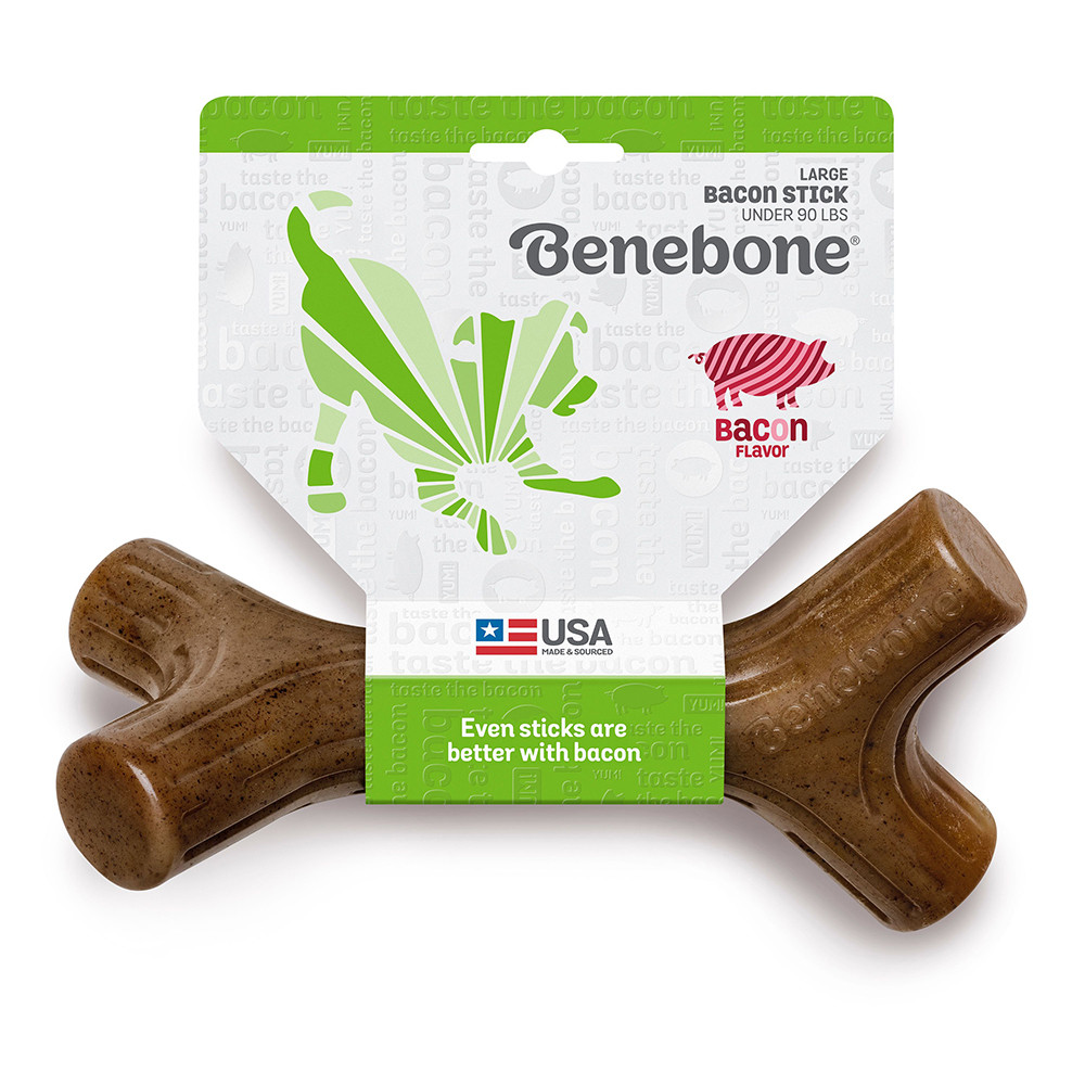 Benebone Bacon Stick Flavor Dog Chew Toy
