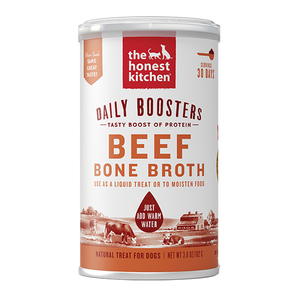 The Honest Kitchen Daily Boosters Instant Beef Bone Broth w/ Turmeric ...