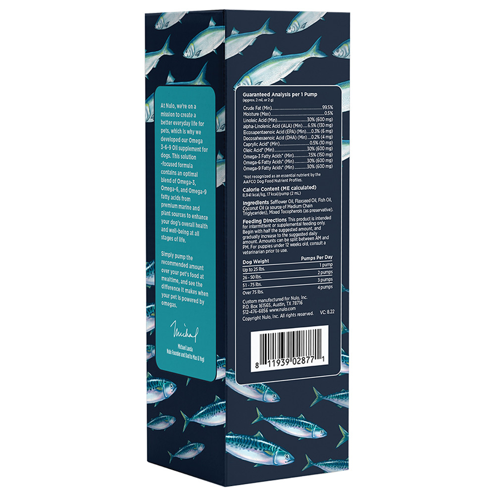 Nulo Omega 3-6-9 Oil Dog Food Supplement