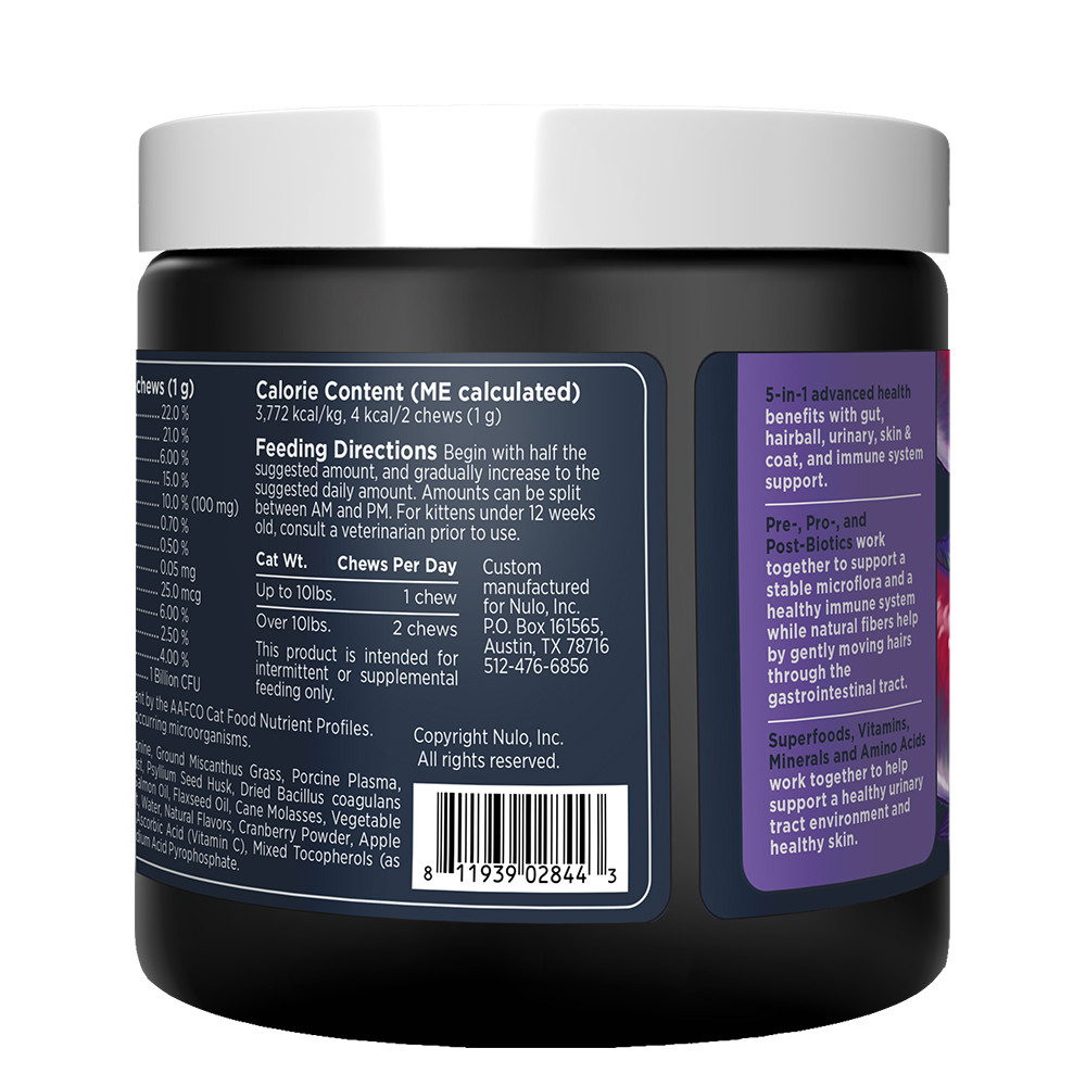 Nulo Superfood 5-in-1 Chews Cat Supplement