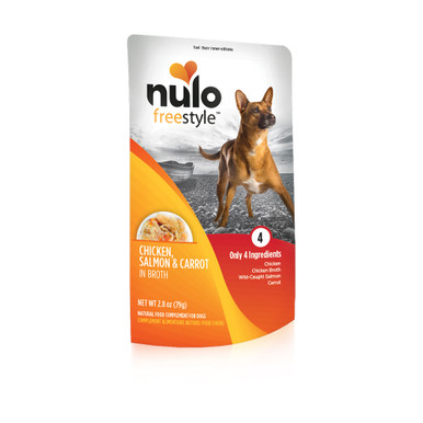 Nulo Freestyle Puppy & Adult Chicken, Salmon & Carrot Recipe Wet Dog ...