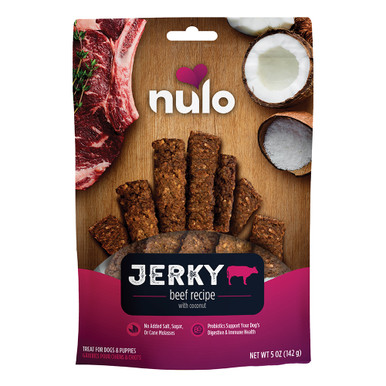Nulo Jerky Beef Recipe w/ Coconut Dog Treats