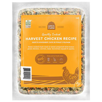 Open Farm Gently Cooked Harvest Chicken Recipe Frozen Dog Food