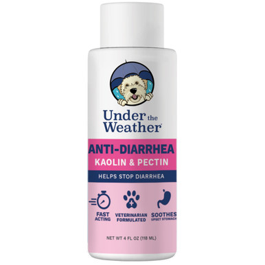 Under The Weather Anti-Diarrhea Kaolin & Pectin Liquid For Dogs