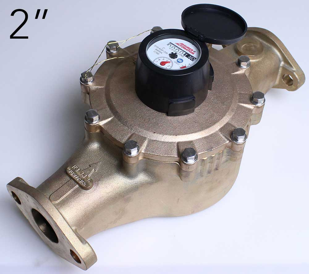 Vertical Installation NSF Approved Water Meter by Flows.Com!
