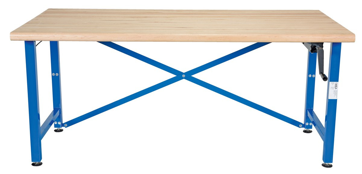 72 x 36 Manual Adjustable Ergonomic Work Bench