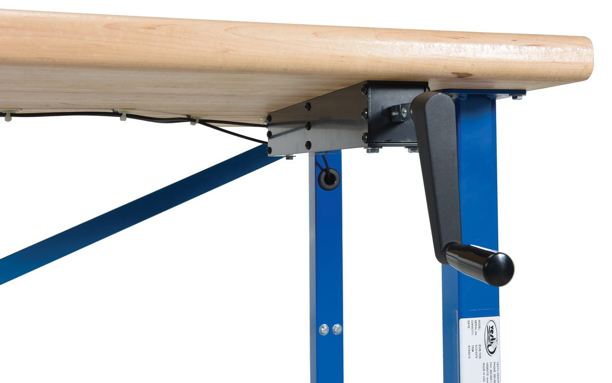 72 x 36 Manual Adjustable Ergonomic Work Bench