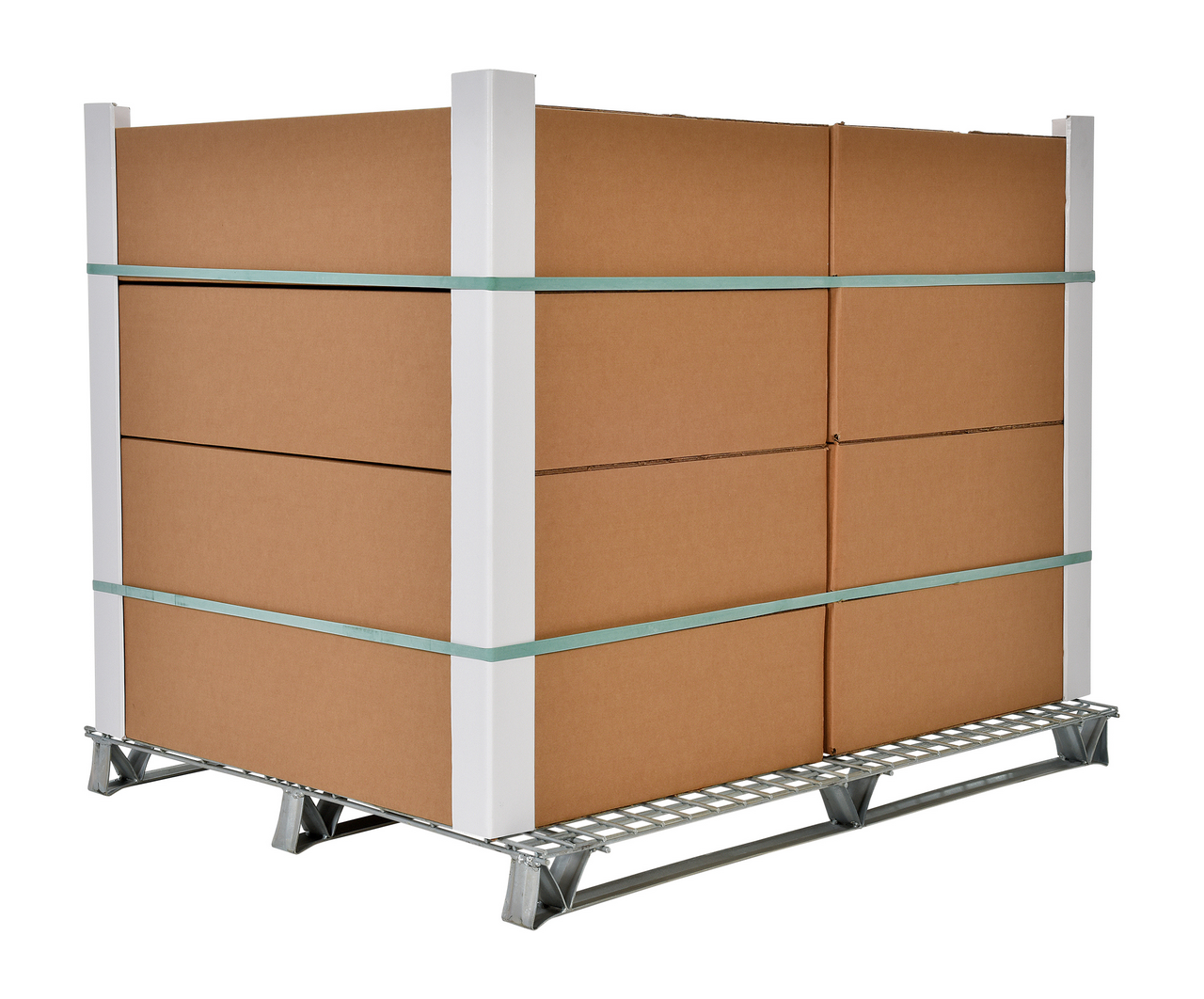 Vestil Galvanized Welded Wire Pallets | Material Flow