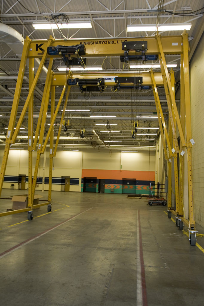 Spanco T-Series Gantry Cranes | Adjustable & Mobile | Material Flow