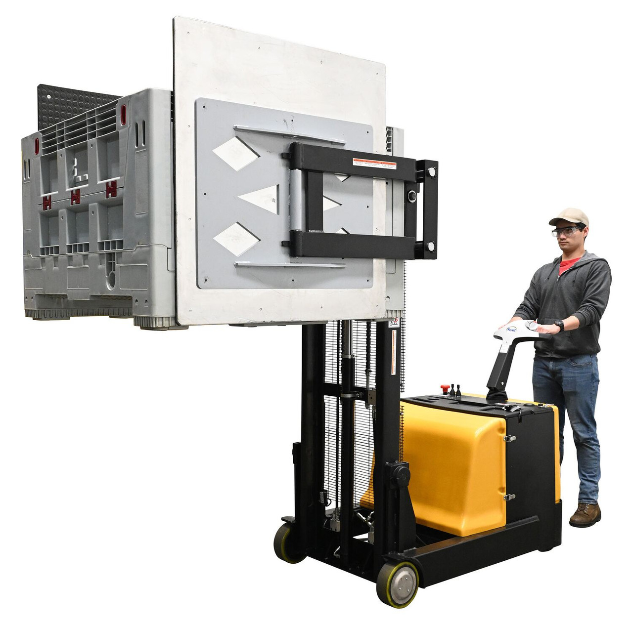 Vestil Bale Clamp Stacker | Powered Lift by Material Flow