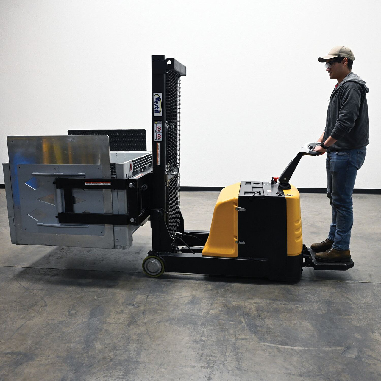 Vestil Bale Clamp Stacker | Powered Lift by Material Flow