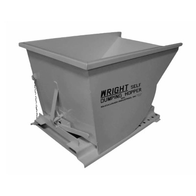 Wright 1 Yard Standard Self-Dumping Hoppers | Material Flow