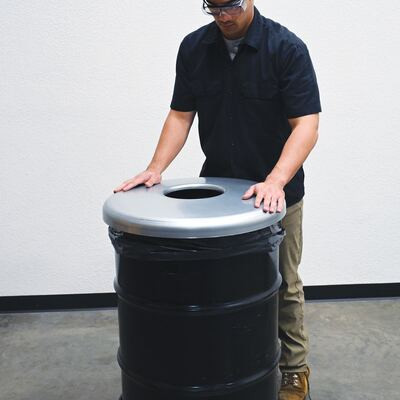 Vestil Galvanized Trash Topper Rings | Material Flow