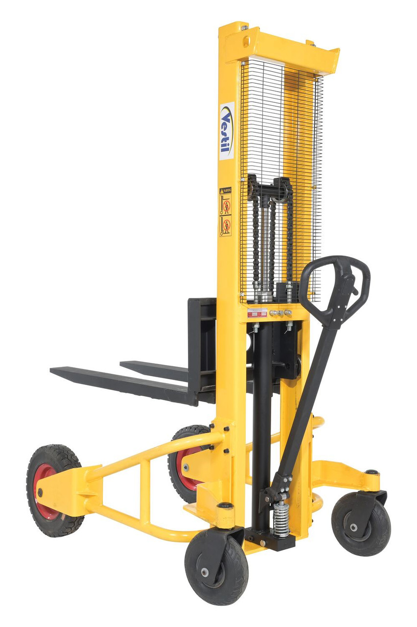 Vestil Rough Terrain Stacker | Manual Lift | Material Flow