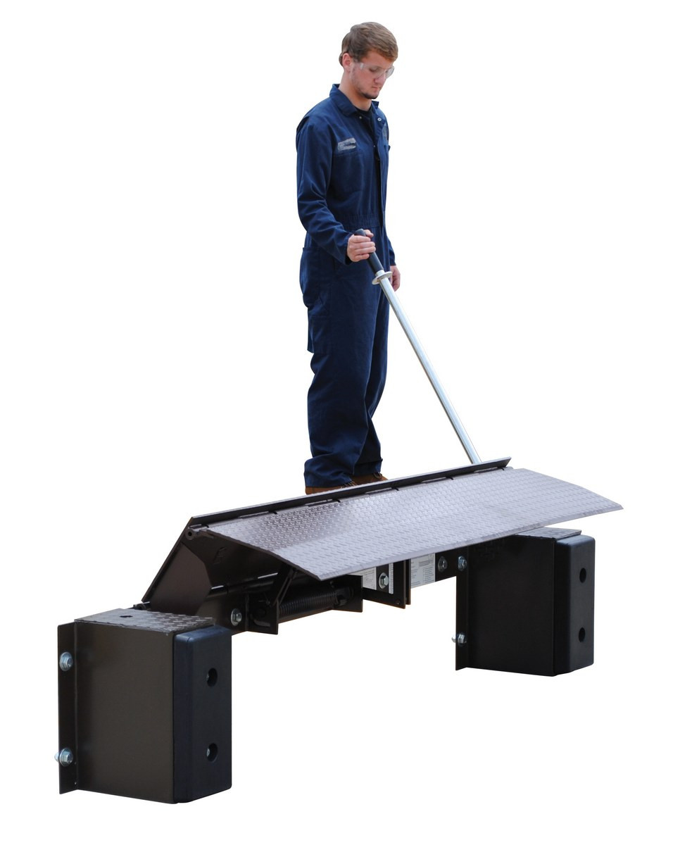 Vestil 72" Mechanical Edge-O-Dock Leveler 20K- Material Flow