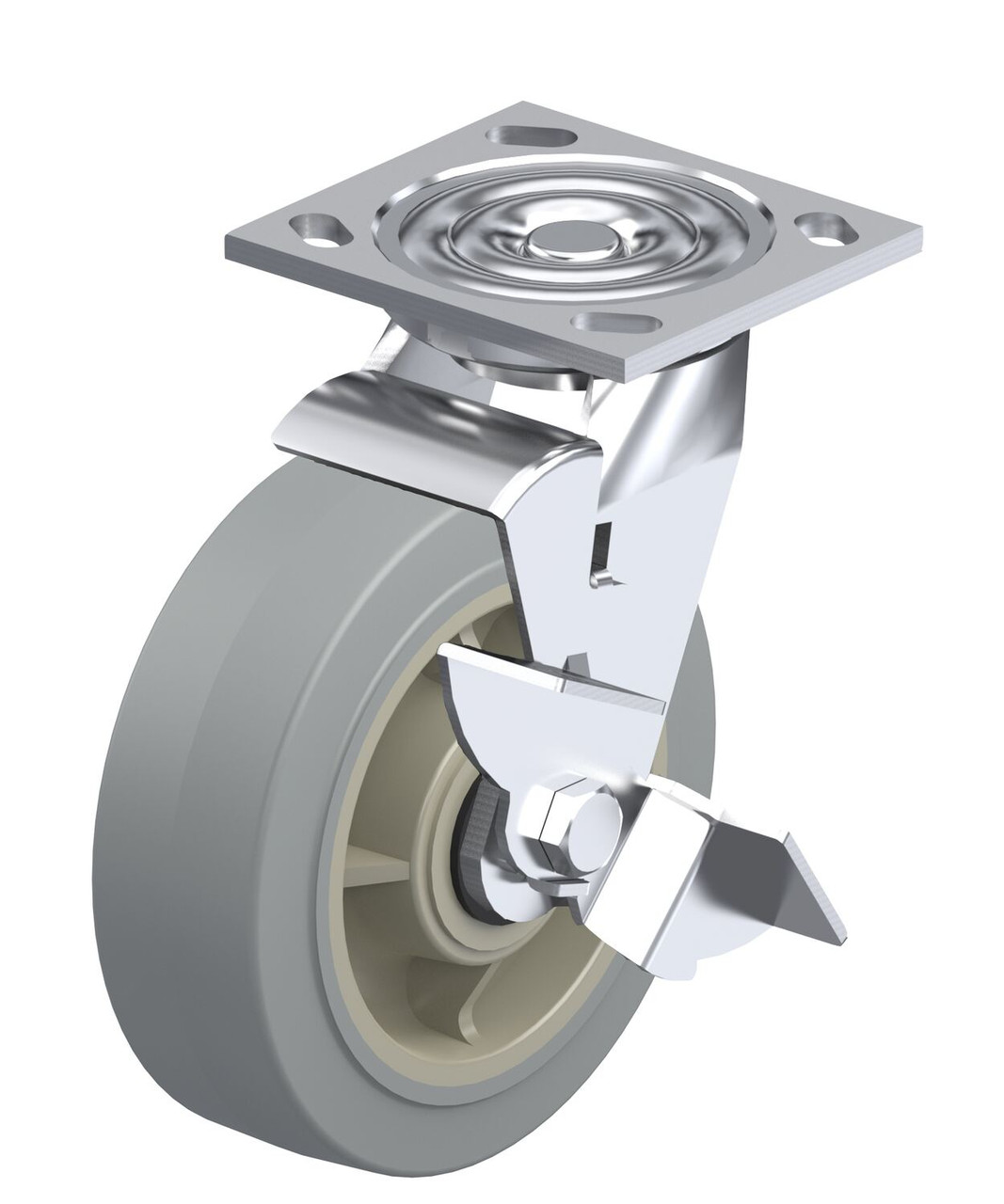 Thermoplastic Rubber Casters | Vestil | Material Flow