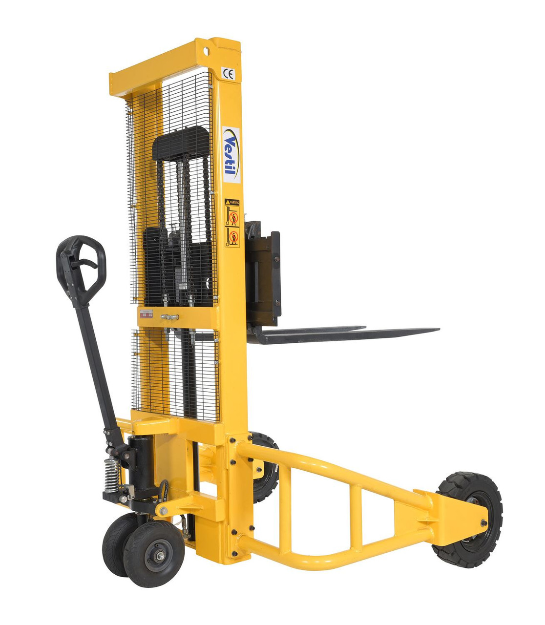 Vestil Manual Terrain Stacker 62" Lift | Material Flow