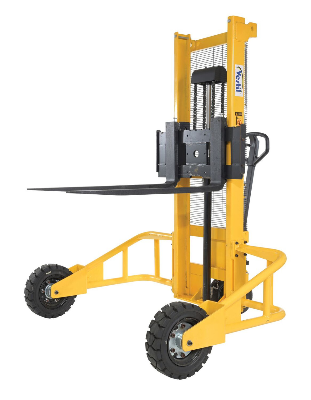 Vestil Manual Terrain Stacker 62" Lift | Material Flow