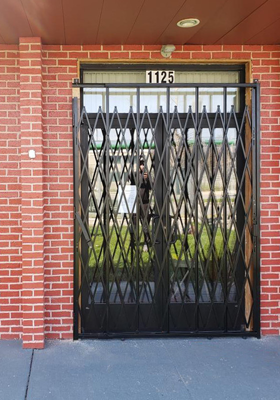 Hybrid Storefront Security Gates | Material Flow USA Made