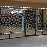 Illinois Engineered Lazy Tong Storefront Security Gate