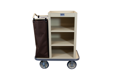 Royal Compact Housekeeping Cart - 3 Shelf and 1 Bag
