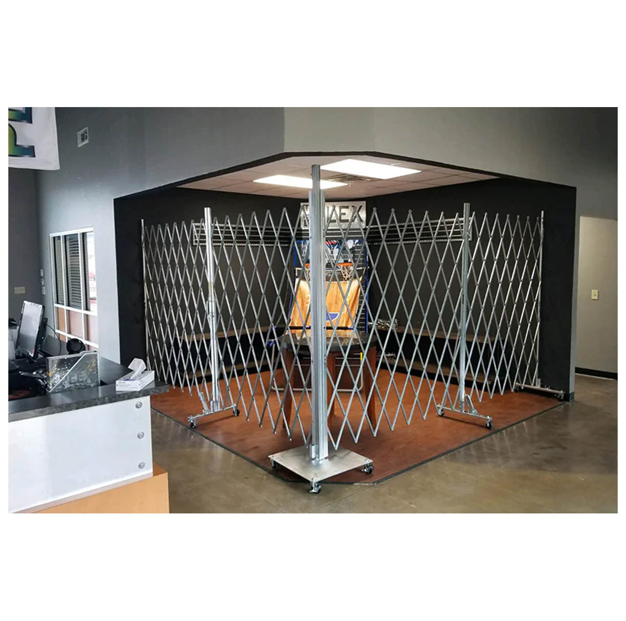 Illinois Engineered Access Control Portable Folding Security Gates