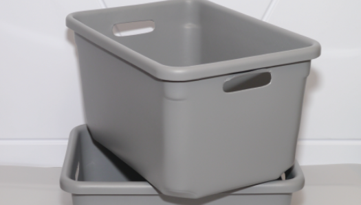 Durable Grey Tote-All Standard Tote Boxes | Material Flow