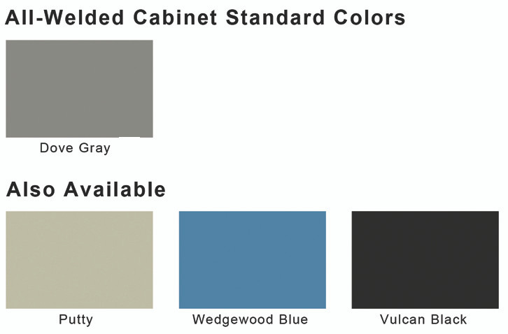 1114 All-Welded Storage Cabinet 36"x21"x82" | Lyon | Material Flow