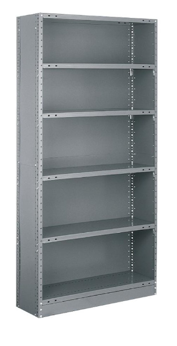 Tri-Boro Klip-It Light Duty 7-Shelf Closed Steel Shelving