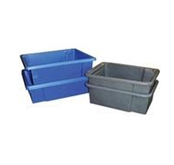 Bayhead Heavy Duty Molded Plastic Stacking/Nesting Totes