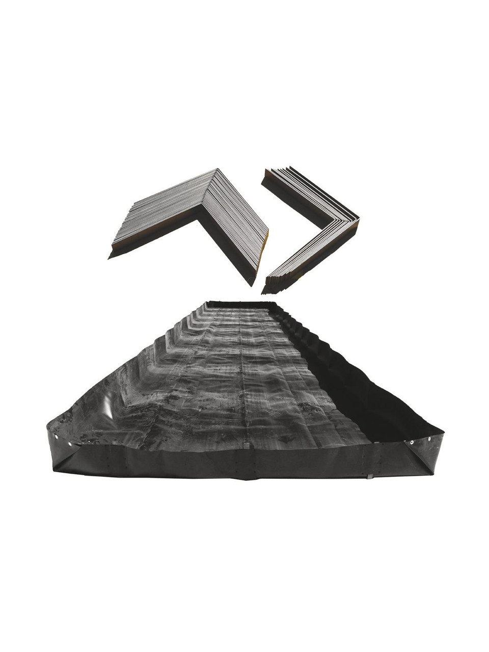 Aluminum L-Bracket Berm by Enpac | Material Flow