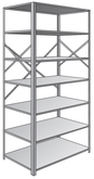 Western Pacific Pacific Light Duty Open Unit Shelving - 7 Shelf