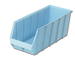 Lewis Bins SH2409-9 Heavy Duty Shelf Bins - Light Blue