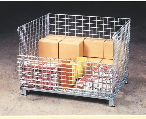 Atlas Wire Mesh Containers | Material Flow 4,000 lb. Storage
